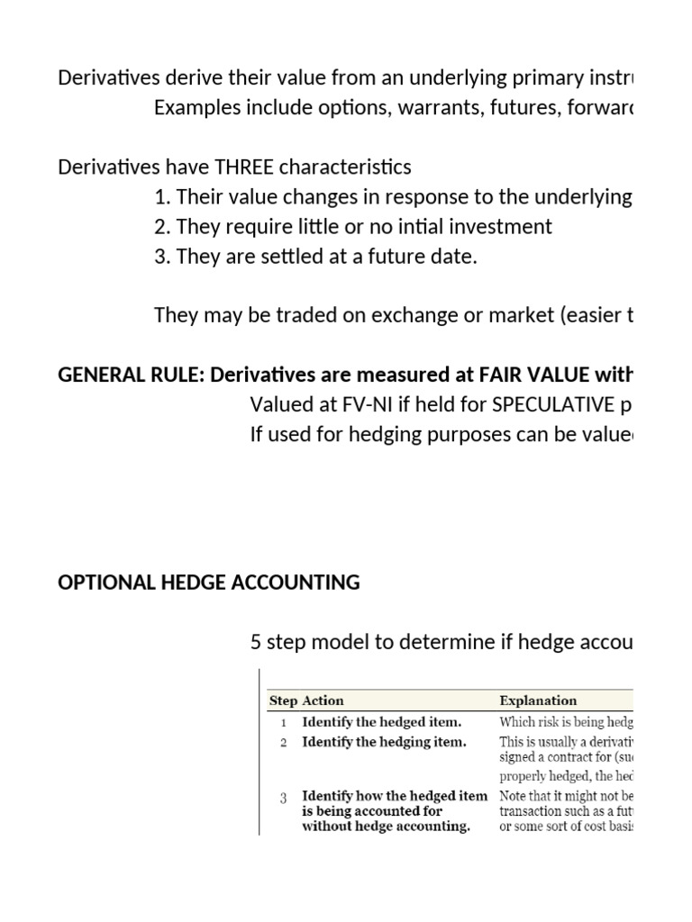 Chapter 16 - Complex Financial Instruments FULL SOLUTIONS | PDF | Derivative (Finance) | Hedge ...