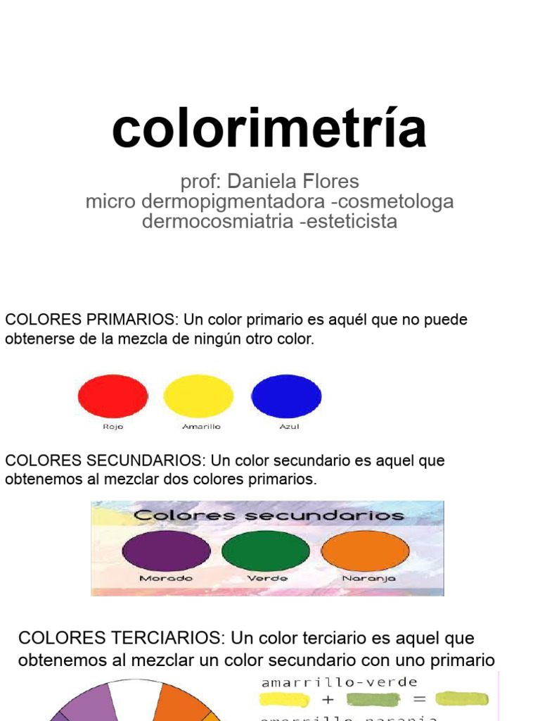 COLORIMETRIA | PDF | Color | Matiz