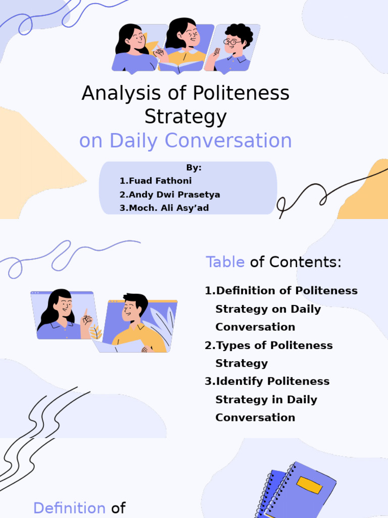 Politeness Strategies in Conversation | PDF | Semiotics | Sociolinguistics