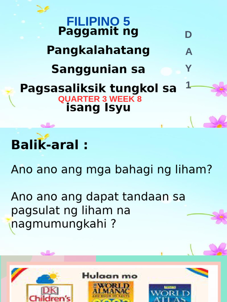 q3 W8-Filipino 5 | PDF