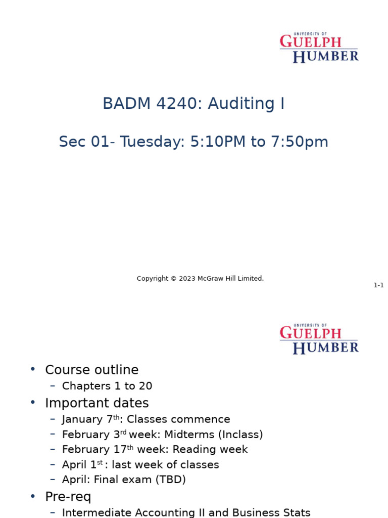 Messier4ce - PPT - Ch01 - Student | PDF | Auditor's Report | Audit
