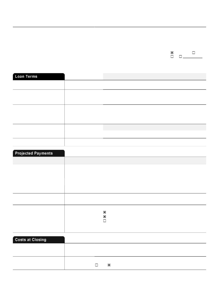 Initial Closing Disclosure 2 | PDF | Refinancing | Loans