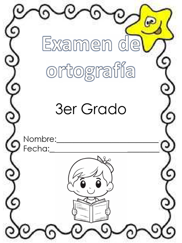 Examen de Ortografía 3er Grado Primaria | PDF