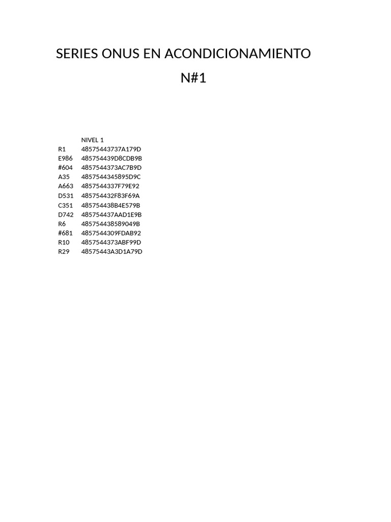 Series Onus en Acondicionamiento 17-04-23 | PDF | Passenger Rail Transport | Rail Transport