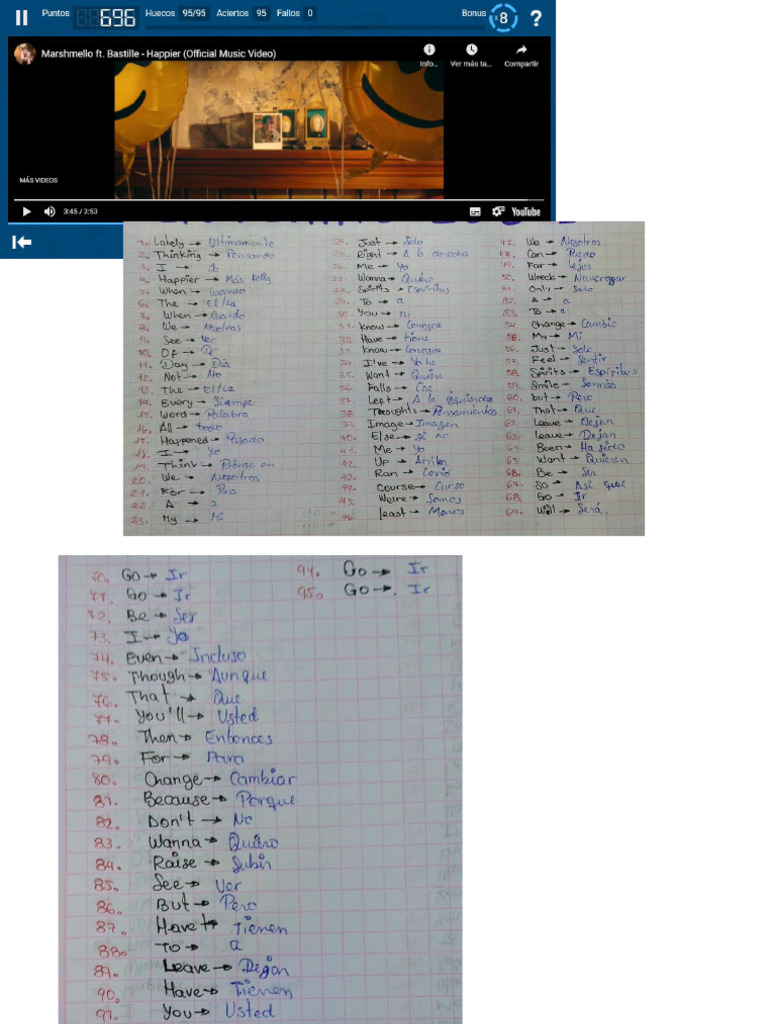 Listening Log | PDF