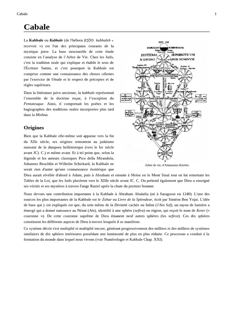 Comprendre la Kabbale et ses origines | PDF | Kabbale | Dieu