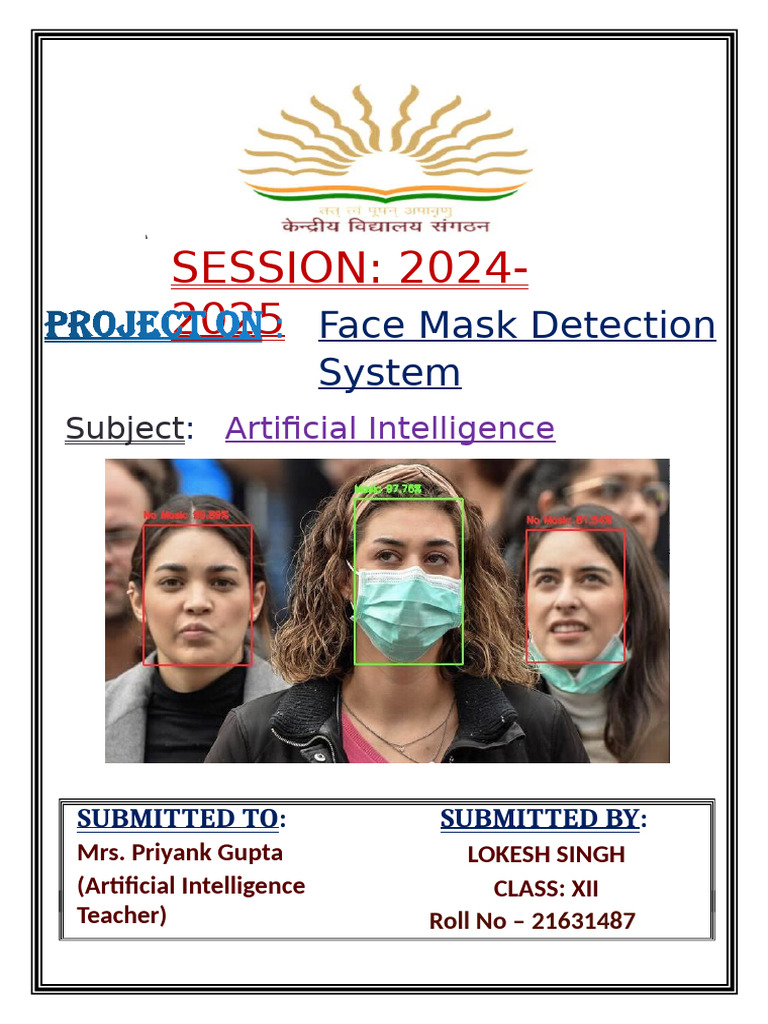 Face Mask Detection AI Project Logbook | PDF | Artificial Intelligence ...