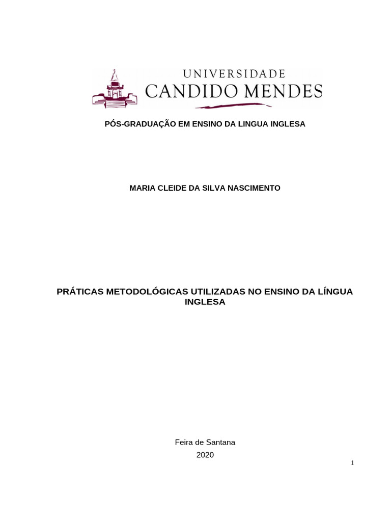 Artigo Maria Cleide 22 | PDF | Aprendizado | Gramática