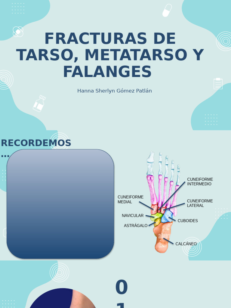 Fracturas de Tarso y Metatarso | PDF | Tobillo | Pie