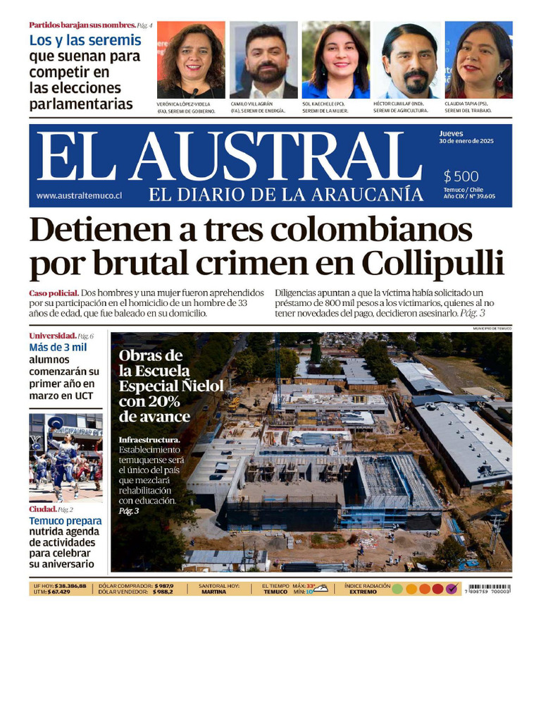 El Austral Temuco - 2025-01-30 | PDF