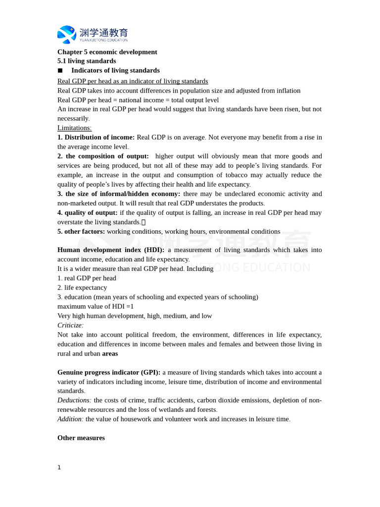 Chapter 5 economic development | PDF | Poverty | Poverty & Homelessness