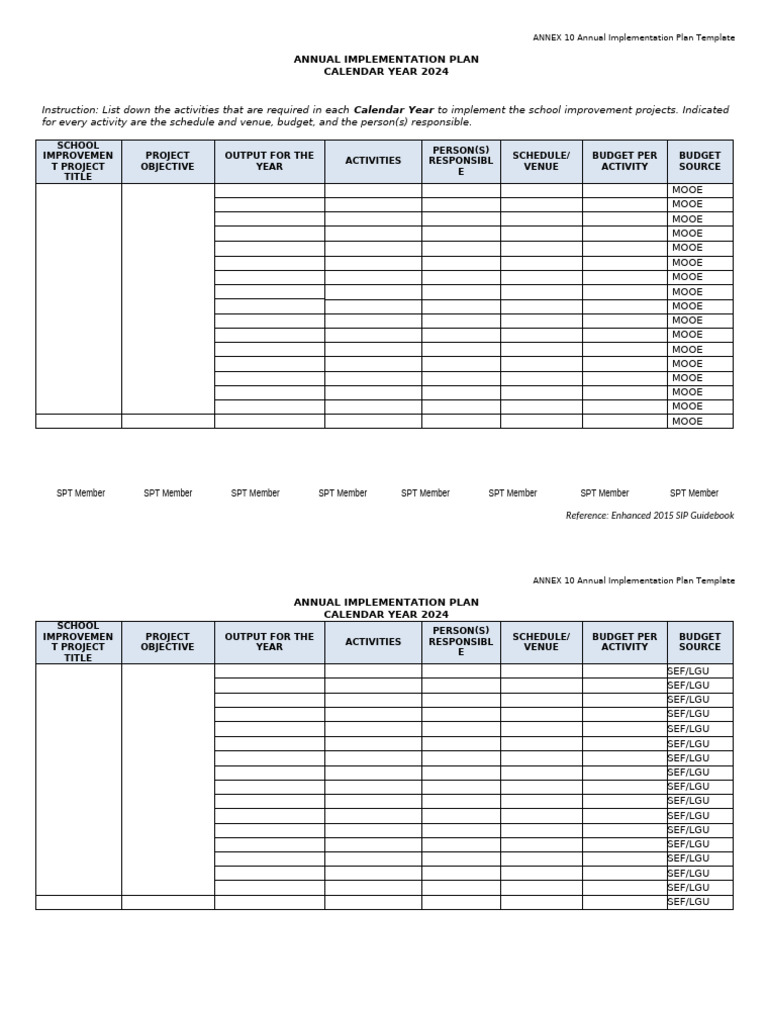 2024 AIP MATATAG Bagong Pilipinas Template 1 | PDF