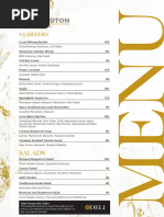 Tyler's Restaurant Menu Overview | PDF | Sauce | Hamburgers