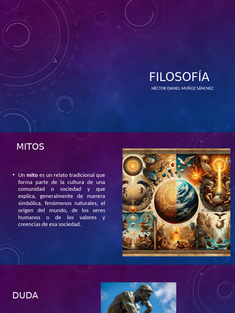 Mitos, Duda y Racionalidad en Filosofía | PDF