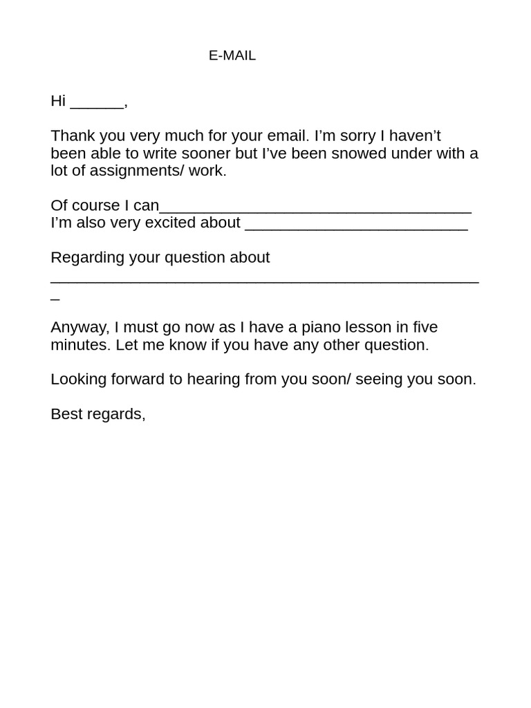 Email Template | PDF