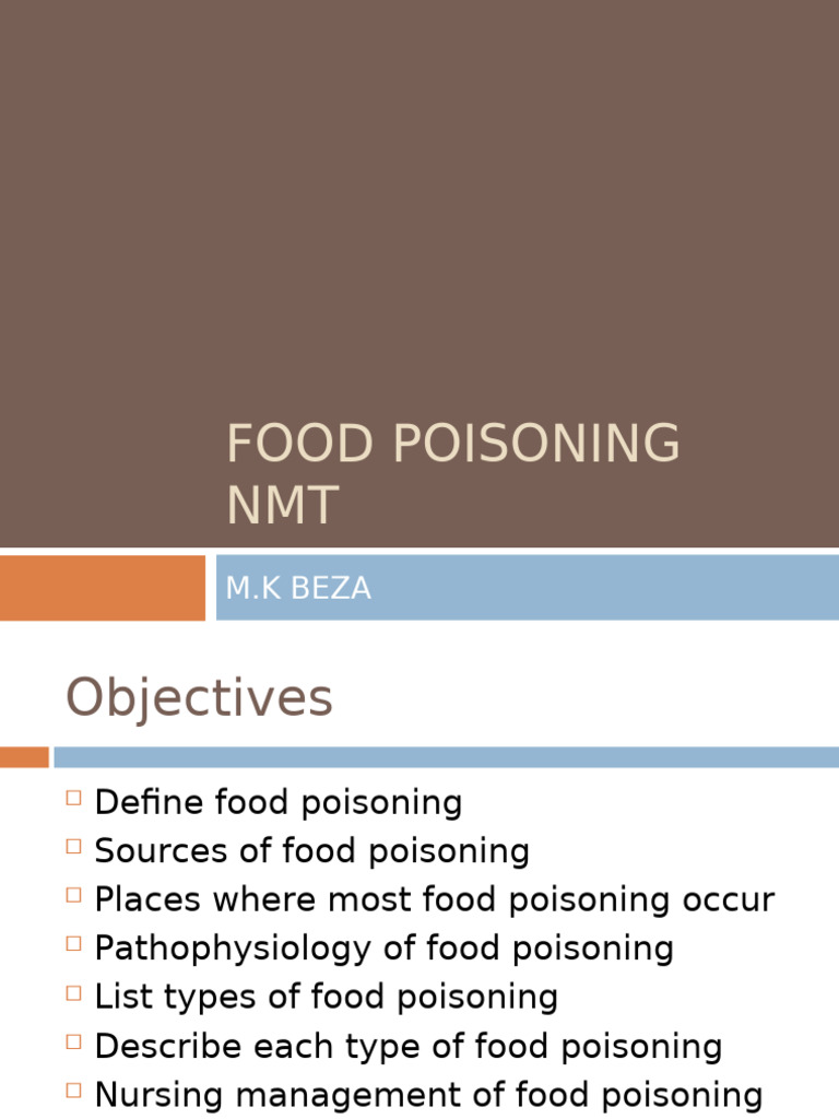 Food poisonong NMT | PDF | Foodborne Illness | Clinical Medicine
