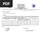 Form 137 Request Letter | PDF