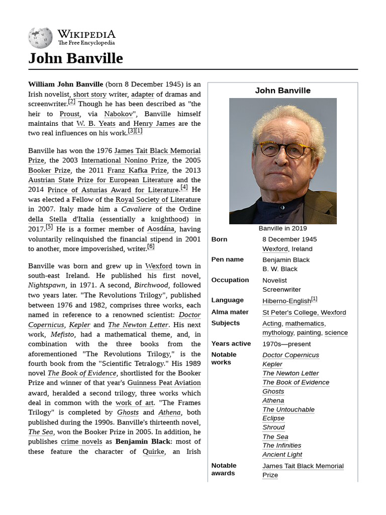 John_Banville | PDF