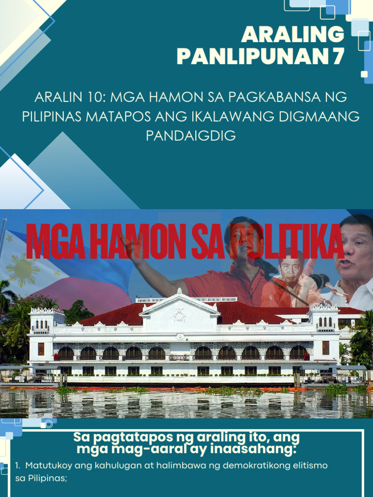 Mga Hamon Sa Politika | PDF
