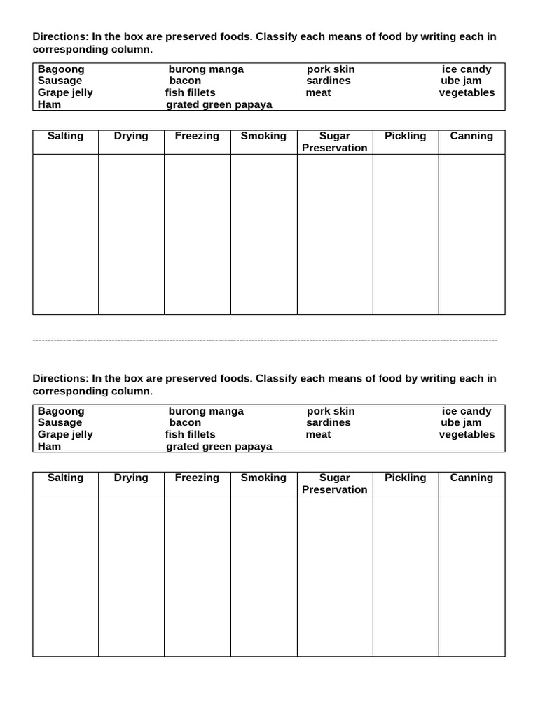 Activity Sheets For Demo 1 | PDF