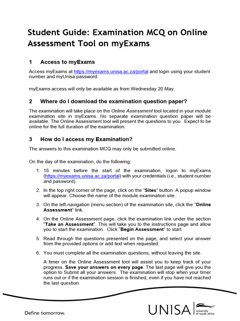 myExams Online MCQ Guide | PDF | Login | Software