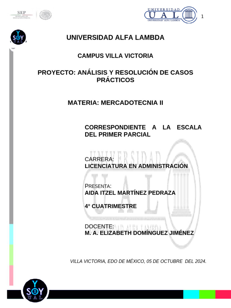 Proyecto Analisis Prac. Aida MTZ (Admin) | PDF | Marketing | Mercado (economía)