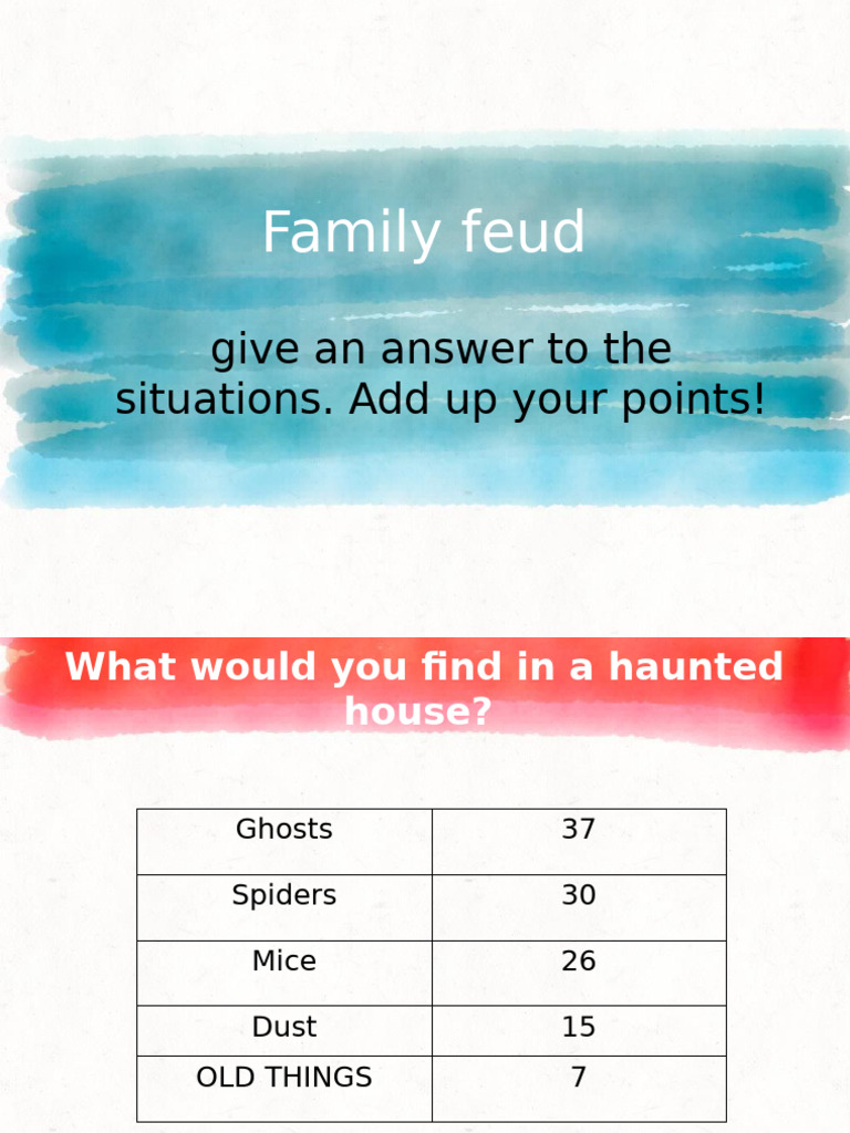 Family Feud 2 | PDF