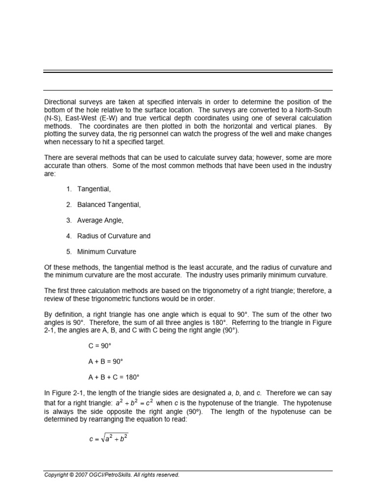 Survey Calculations | PDF | Triangle | Surveying