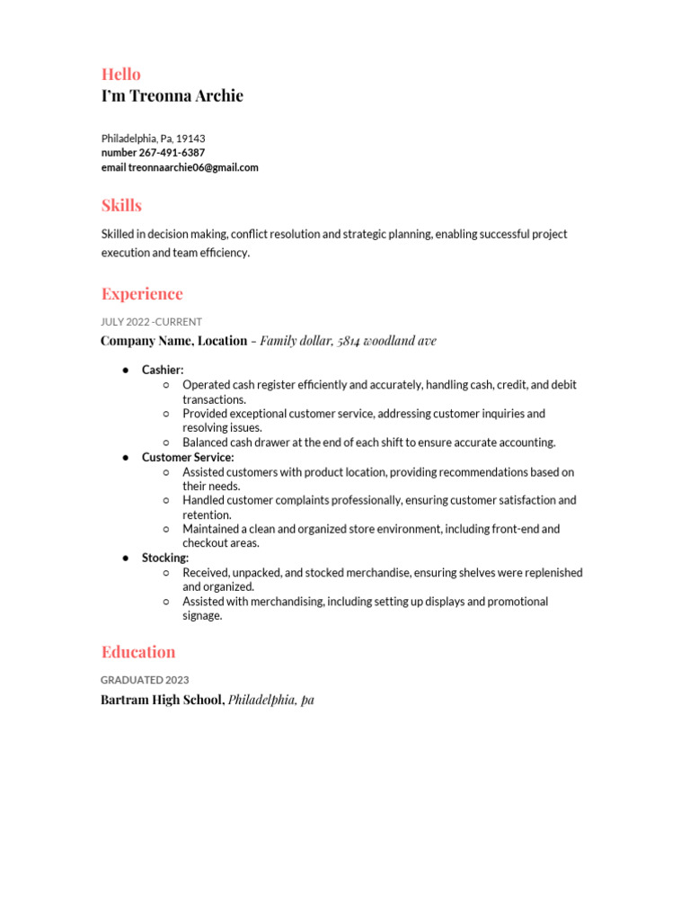 Copy of Resume | PDF