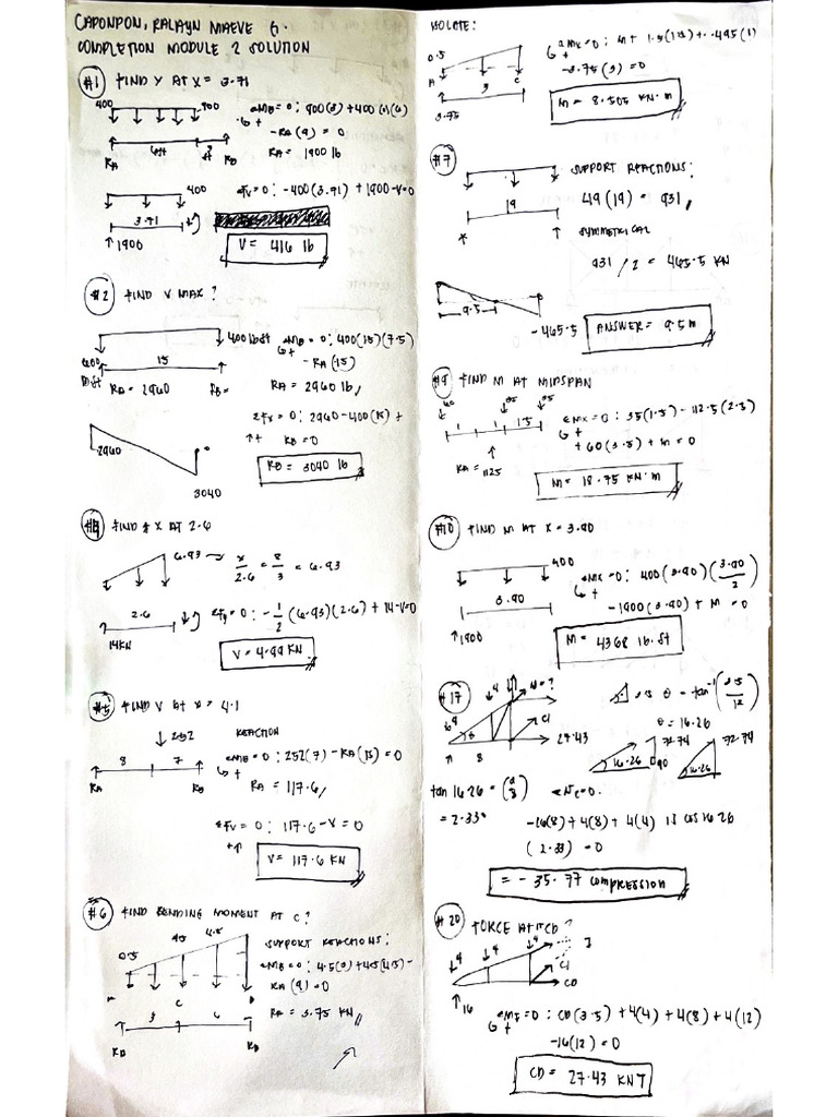 Completion Exam Module 2 Solution-Caponpon | PDF