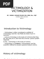Mendelsohn's Victim Classification Theory | PDF | Crimes | Crime & Violence