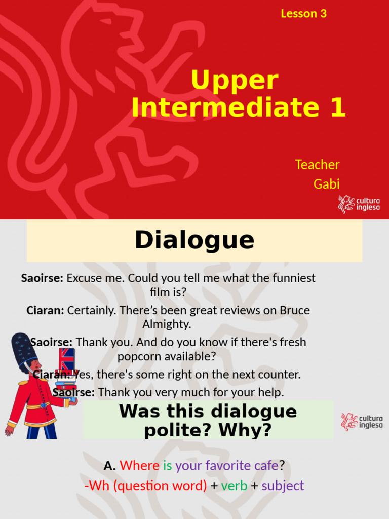Indirect Questions - UI1 - Lesson 3 | PDF | Question | Verb