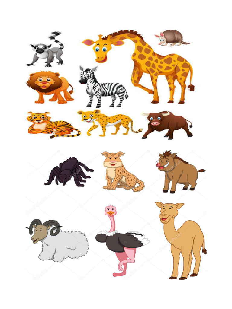 Animales para Imprimir Niños | PDF