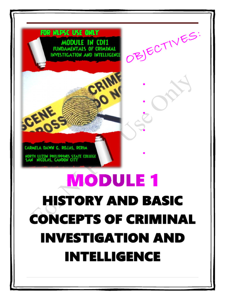 Module 1 in Cdi1 Ay 2021-2022 | PDF | Miranda Warning | Right To Silence