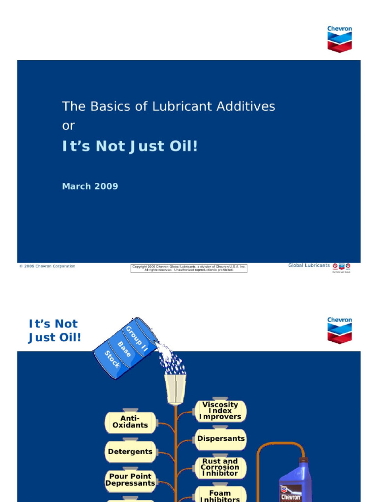 Chevron Additives | PDF