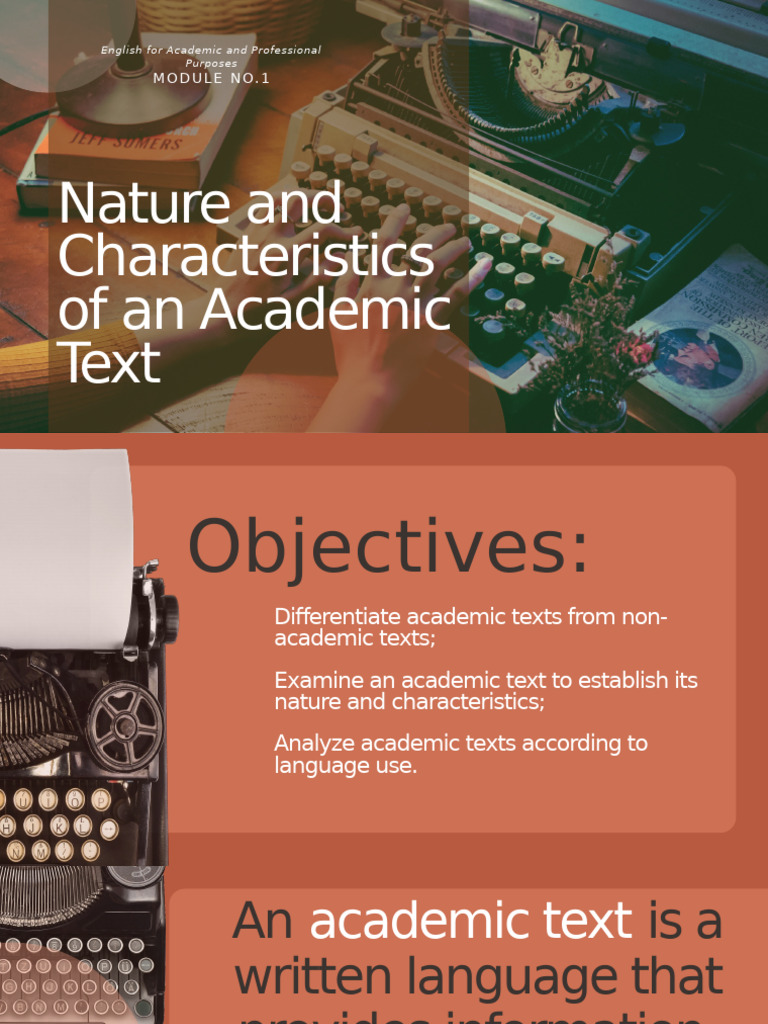 EAPP LESSON 1 - Academic Language | PDF | Thesis | Cognitive Science