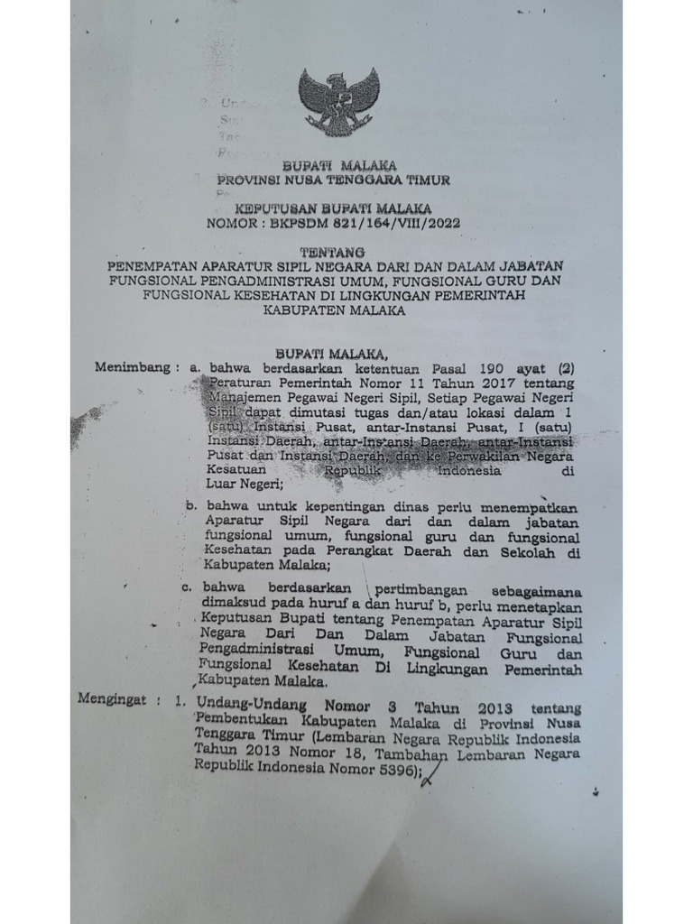 SK Mutasi | PDF