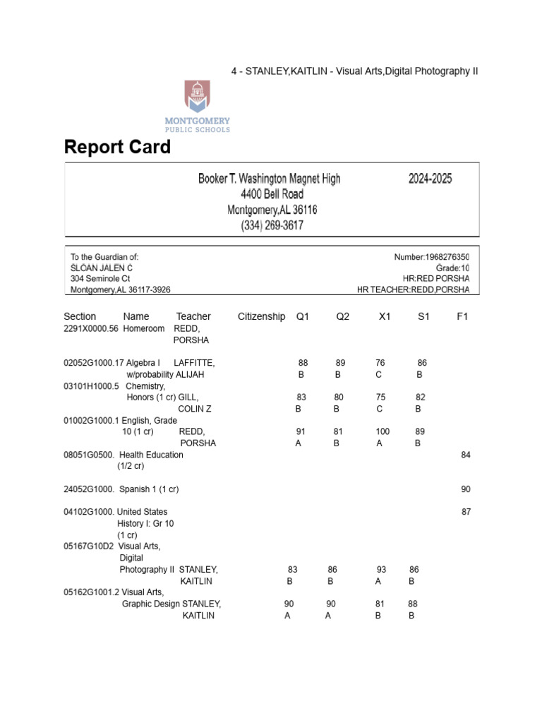 Report Card | PDF