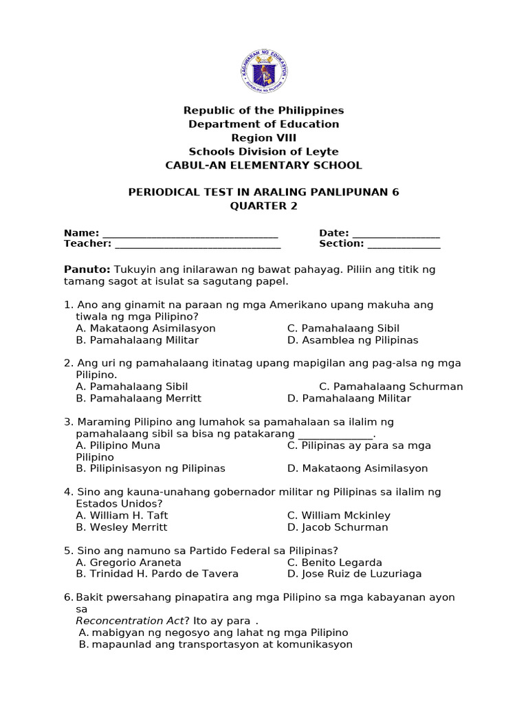 Q2 Ap 6 | PDF