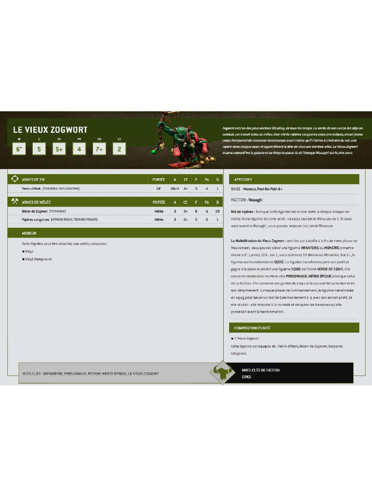 Zogwort Rules 10th | PDF