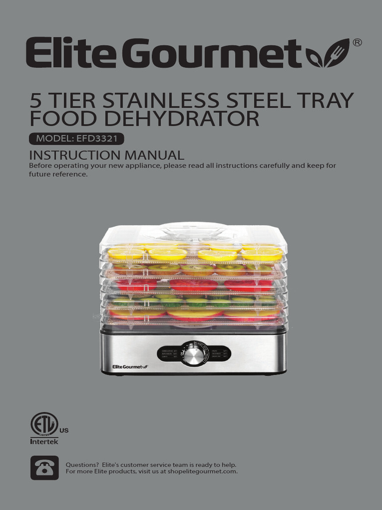 Manual Deshidratador Pdf Vegetables Jerky