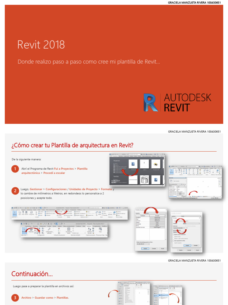 COMO CREAR PLANTILLA DE REVIT | PDF