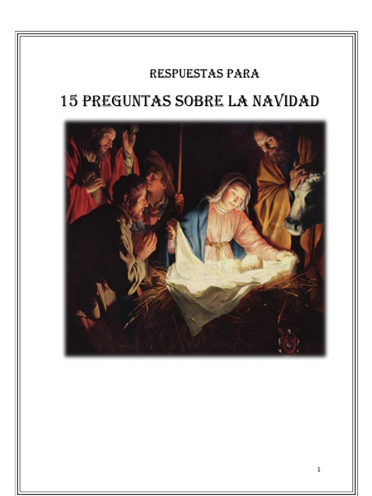 Preguntas Clave sobre la Navidad | PDF | Navidad | Tierra