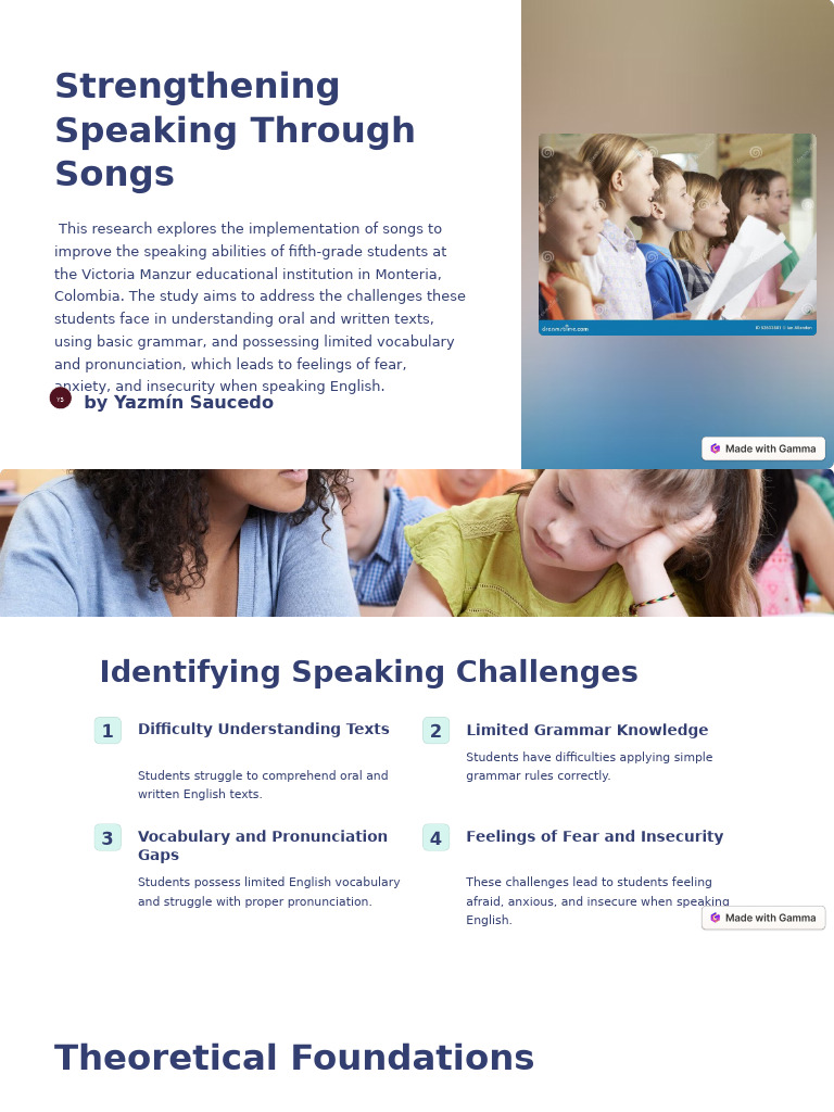 Enhancing English Speaking with Songs | PDF | Learning | Constructivism ...