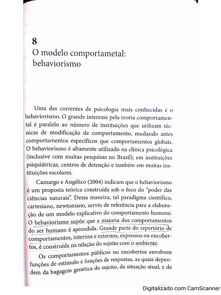 Texto Behaviorismo | PDF