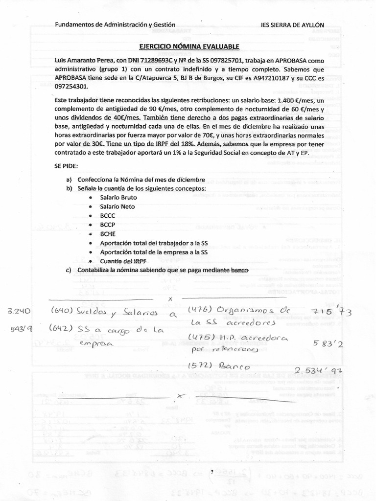 Soluciã - N Nã - Mina Evaluable | PDF