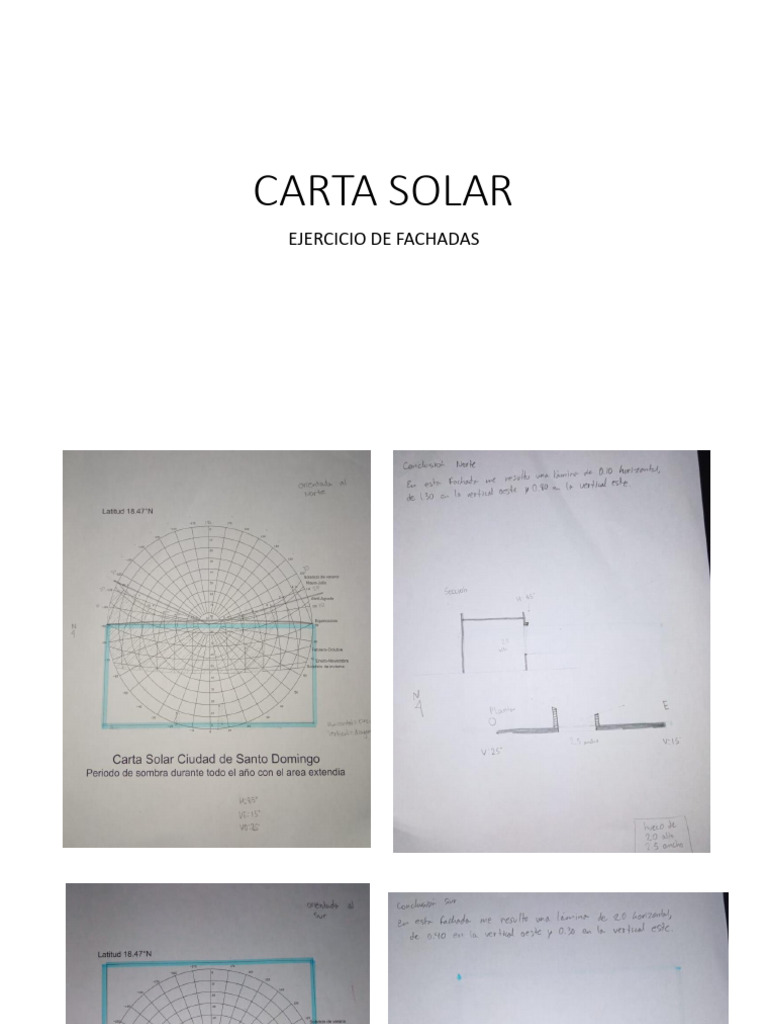 Carta Solar Fachadas | PDF
