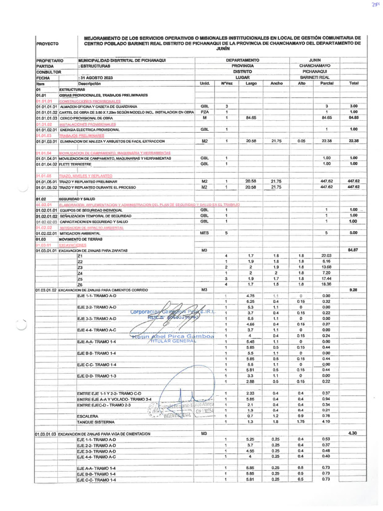 5.+metrados 20231026 174418 902 | PDF