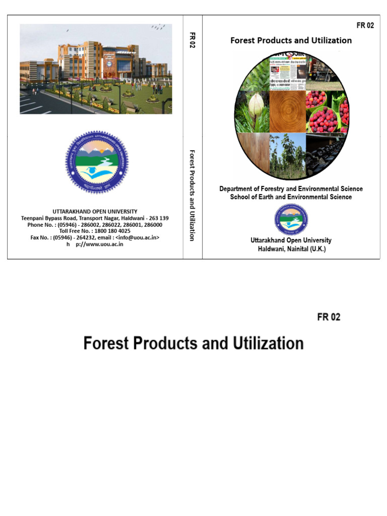 Forest Products Utilization Guide | PDF | Logging | Axe