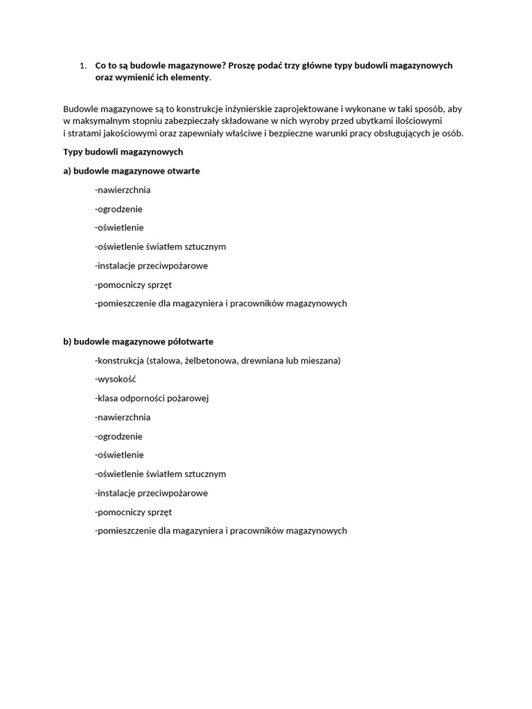 Pytania Wyklad 8 | PDF